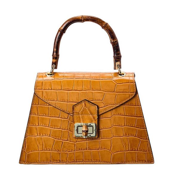 Persaman New York | Bags | Persaman New York Valentina Crocembossed ...